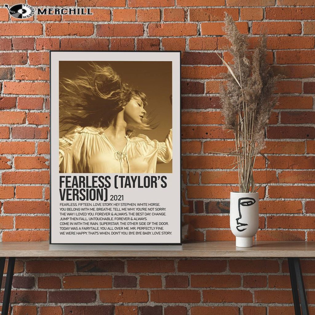 Taylor Swift Poster Fearless Taylor's Version Print