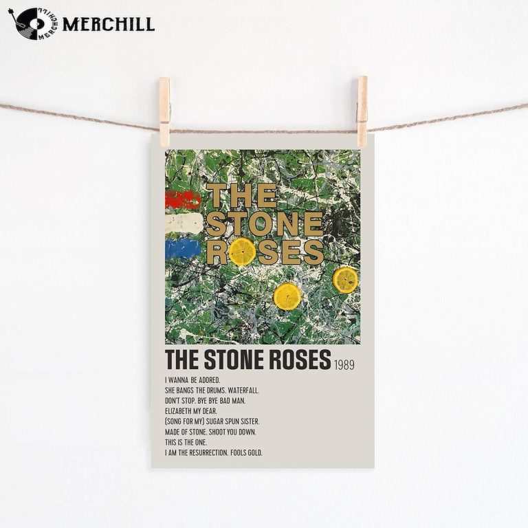 The Stone Roses Album Cover Poster The Stone Roses Rock Band - Happy ...