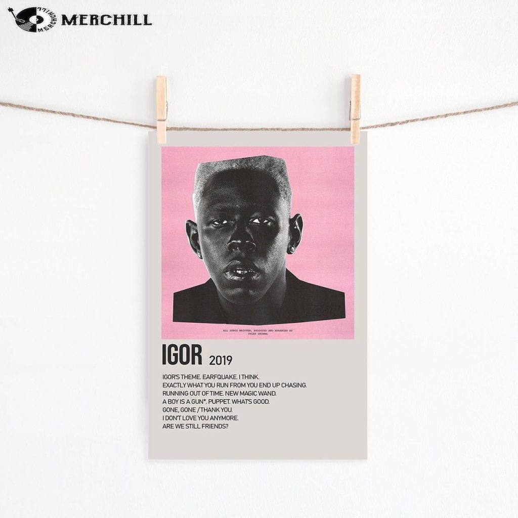 Tyler The Creator Igor Cover Print Poster