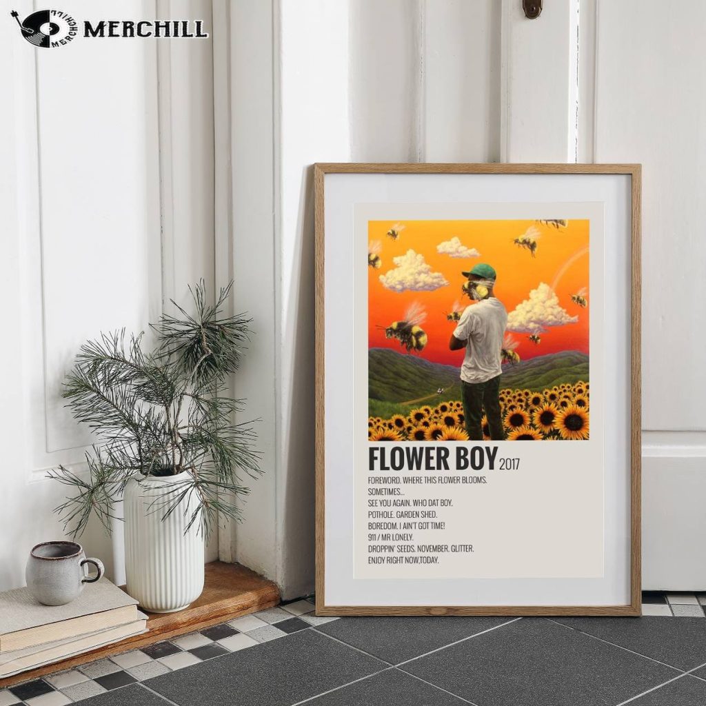 Tyler The Creator Flower Boy Album Poster - Happy Place for Music Lovers