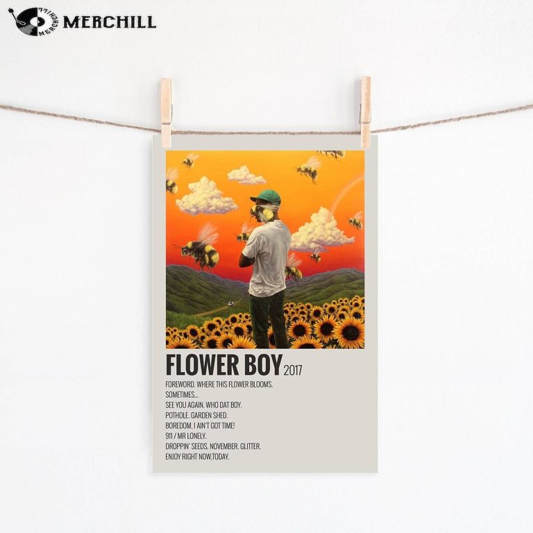 Tyler The Creator Flower Boy Album Poster - Happy Place for Music Lovers