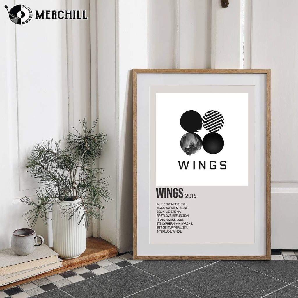 Wings BTS Album Cover Poster BTS Album - Happy Place for Music Lovers