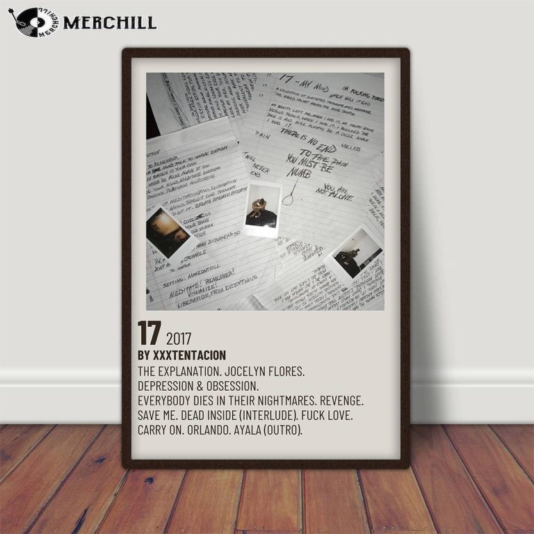 Xxxtentacion Poster 17 Album Cover Poster - Happy Place for Music Lovers