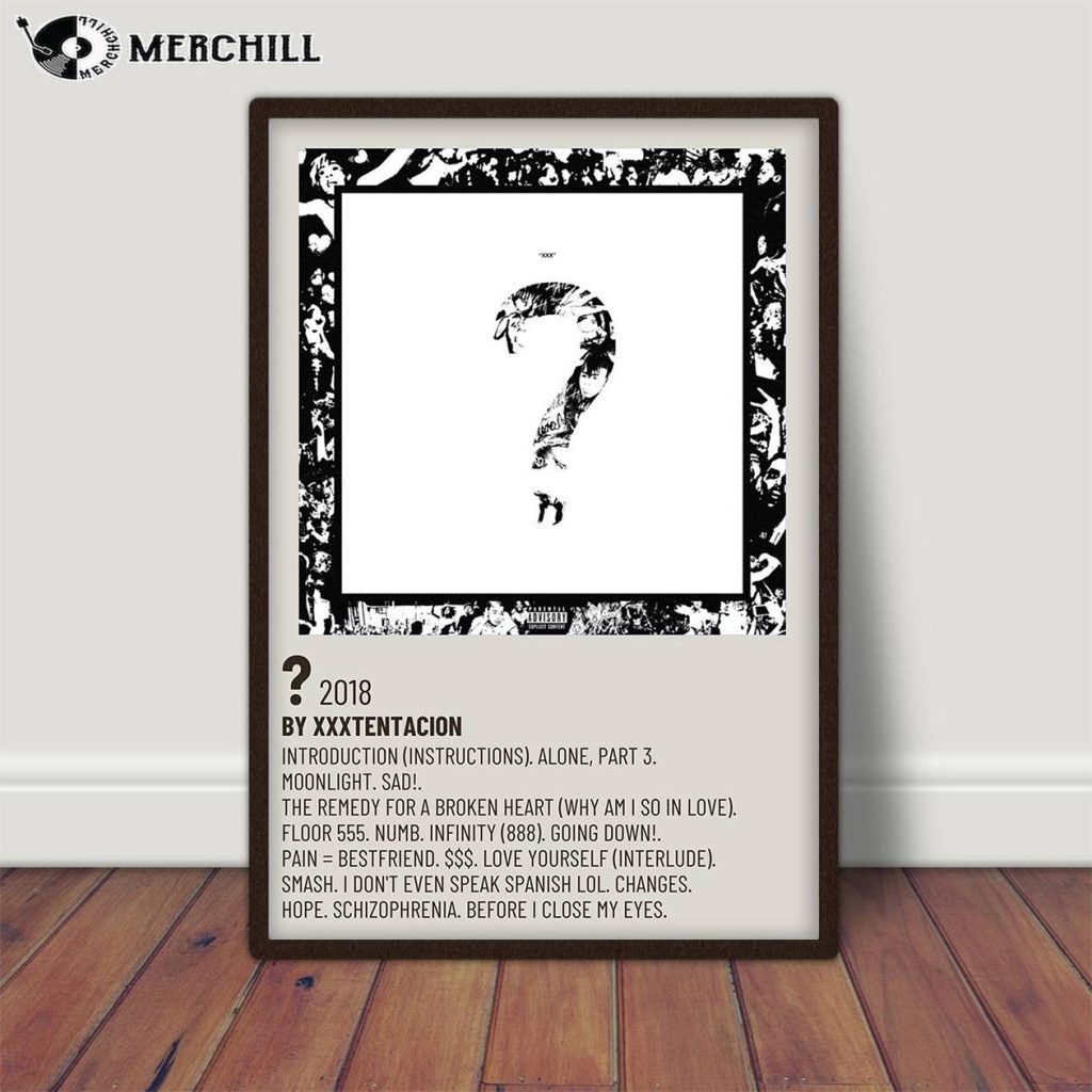 Xxxtentacion Print Music Album Poster - Happy Place for Music Lovers