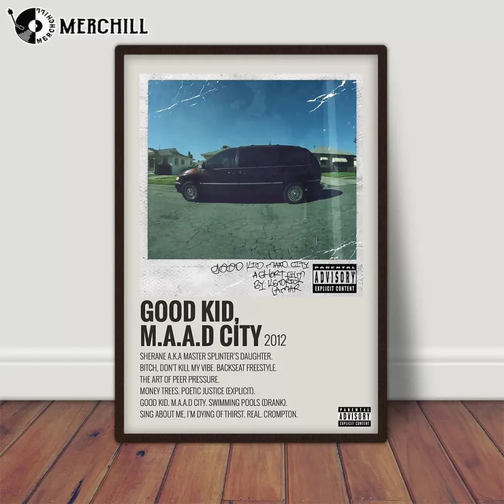 Kid Maad City Album Poster Album Cover Print Wall Art
