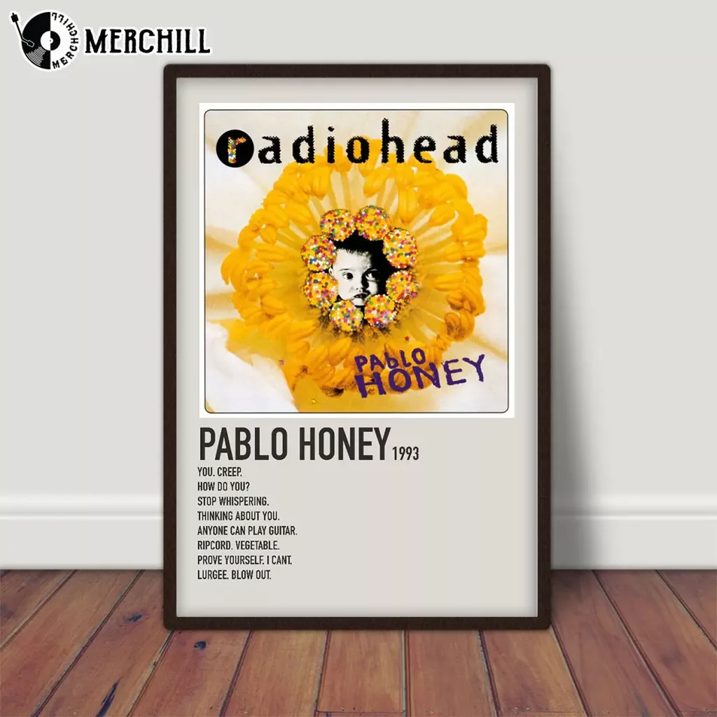 Radiohead Pablo Honey Album Poster Music Print