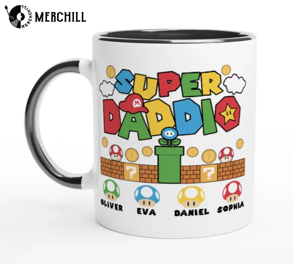 Super Daddio Mug Custom Unique Gifts for Father's Day